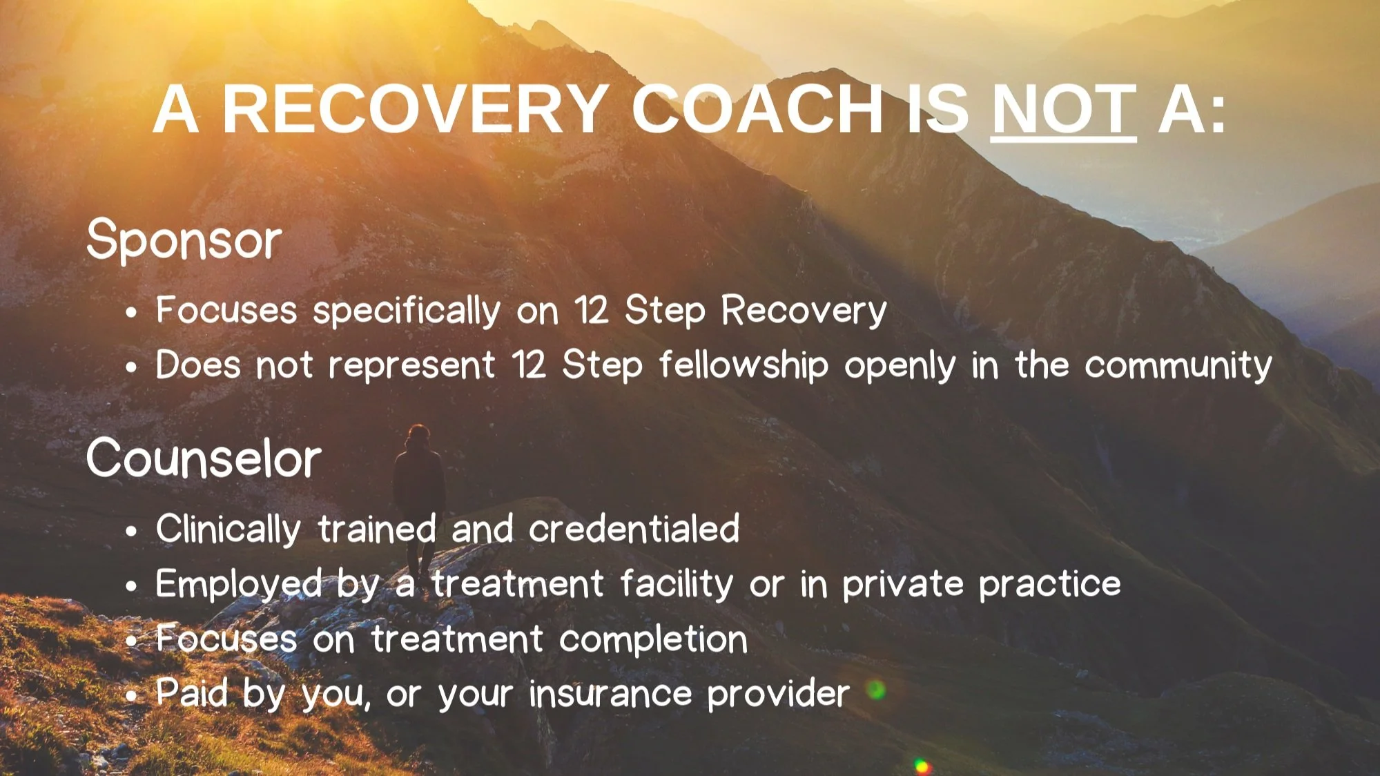Peer Recovery Coaching — Turning Point Recovery Center of Springfield, Vermont, Inc.