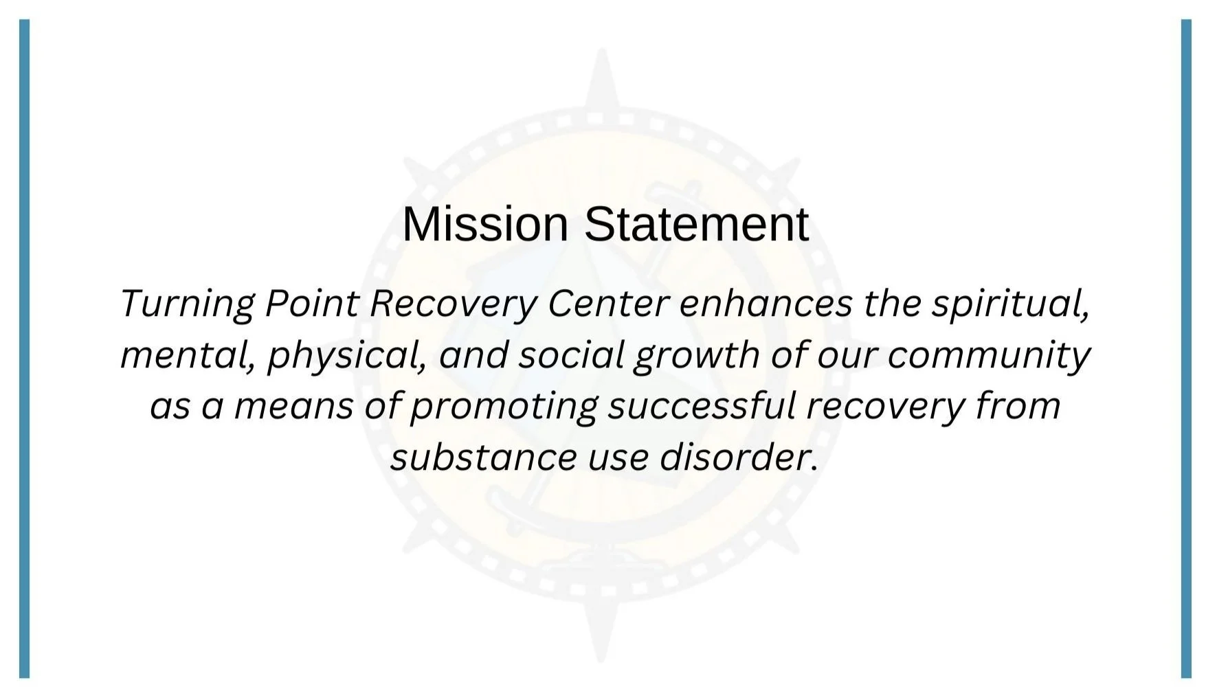 What We Do — Turning Point Recovery Center of Springfield, Vermont, Inc.