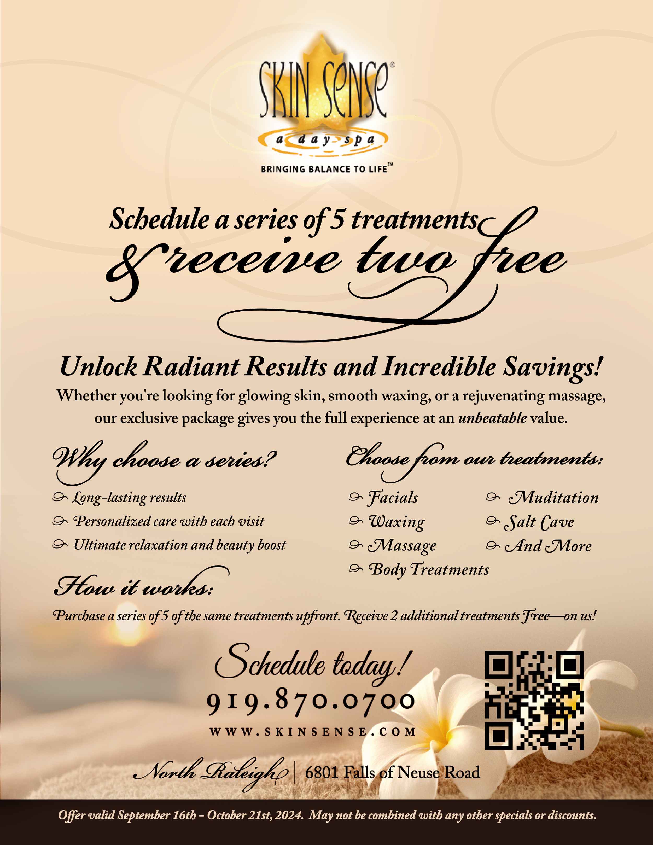 Promos & Specials — Skin Sense