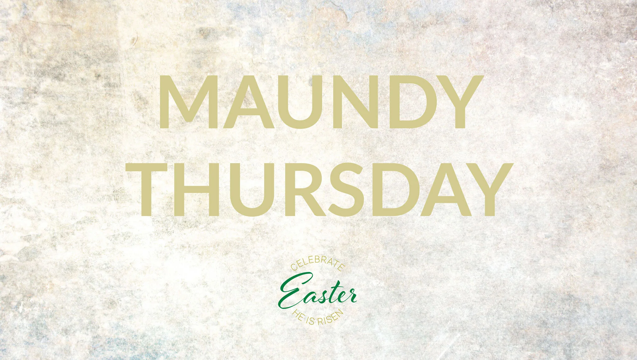 Maundy Thursday Service