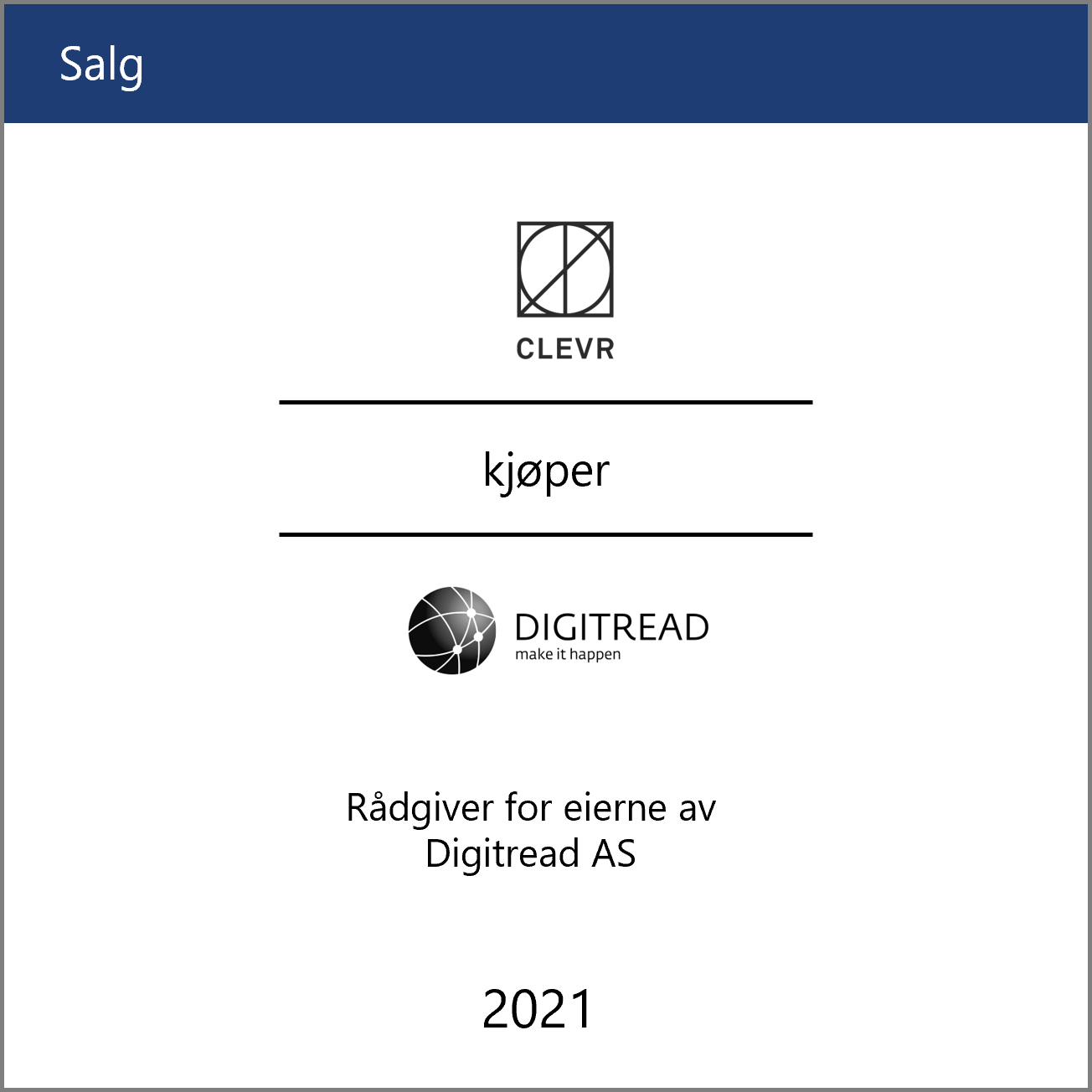 Transaksjoner — DHT Corporate Services