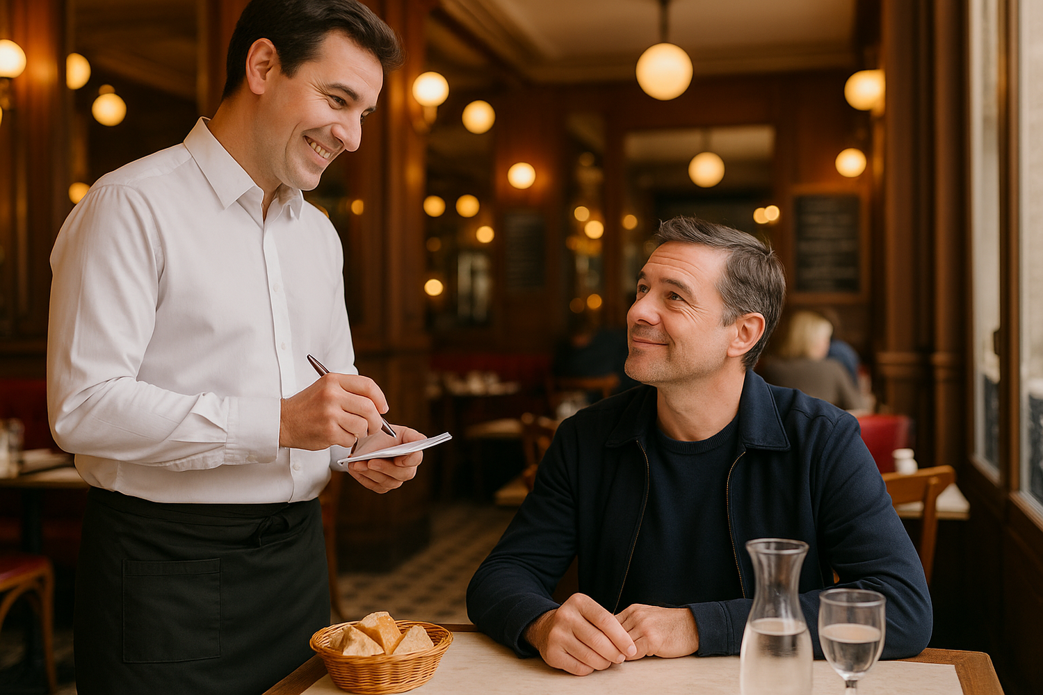 How to Order Like a Local at a French Brasserie | Polyglottist Language ...