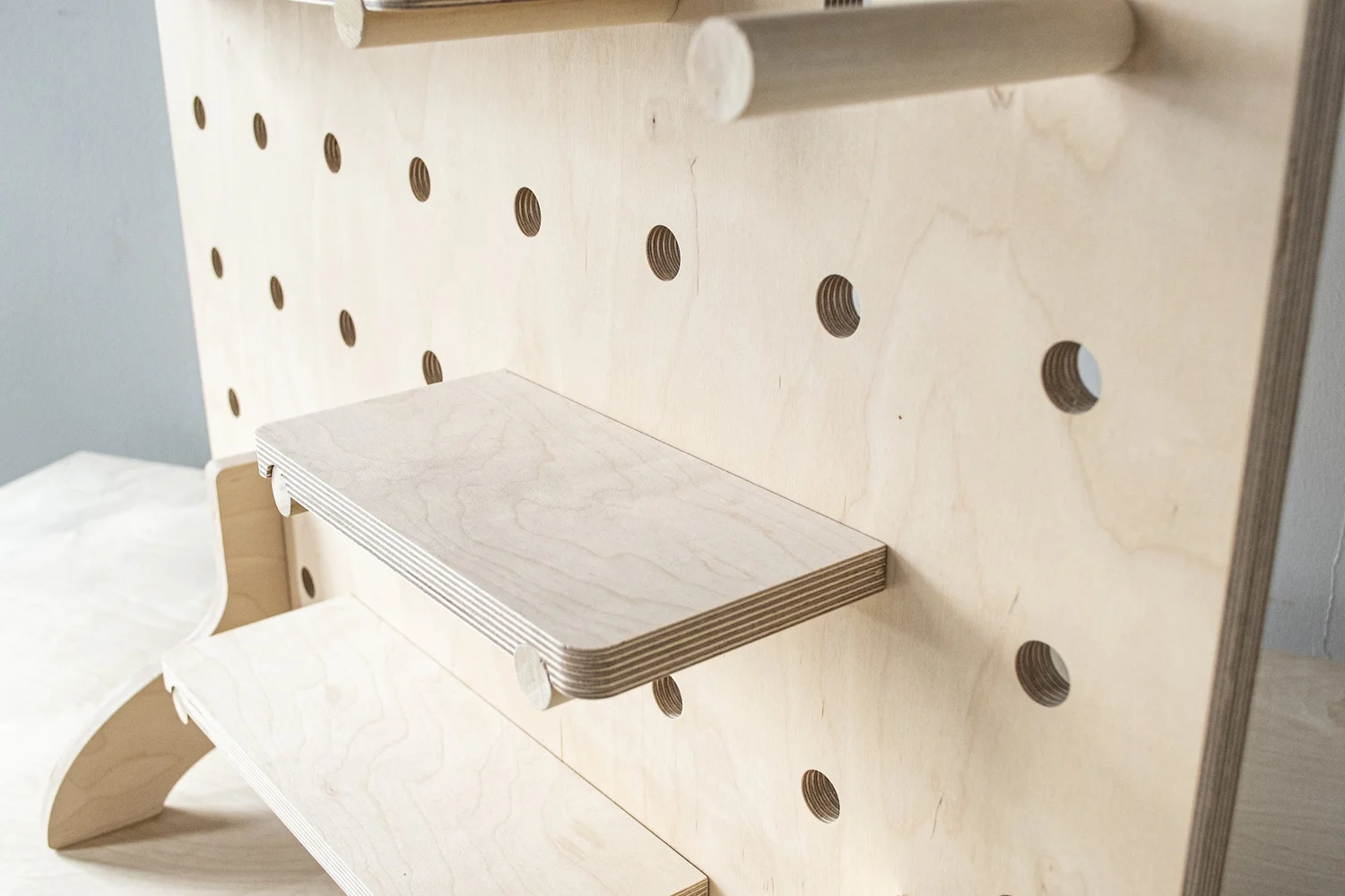 Market Stall Table with Removable Pegboard — Klo Lab I CNC Fabrication ...