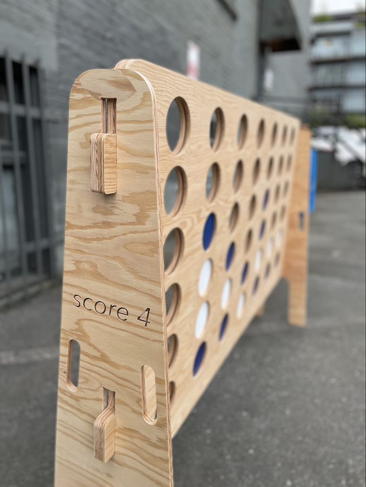 How We Made a Jumbo 6 FT x 4 FT Outdoor Connect 4 Game — Klo Lab I CNC ...
