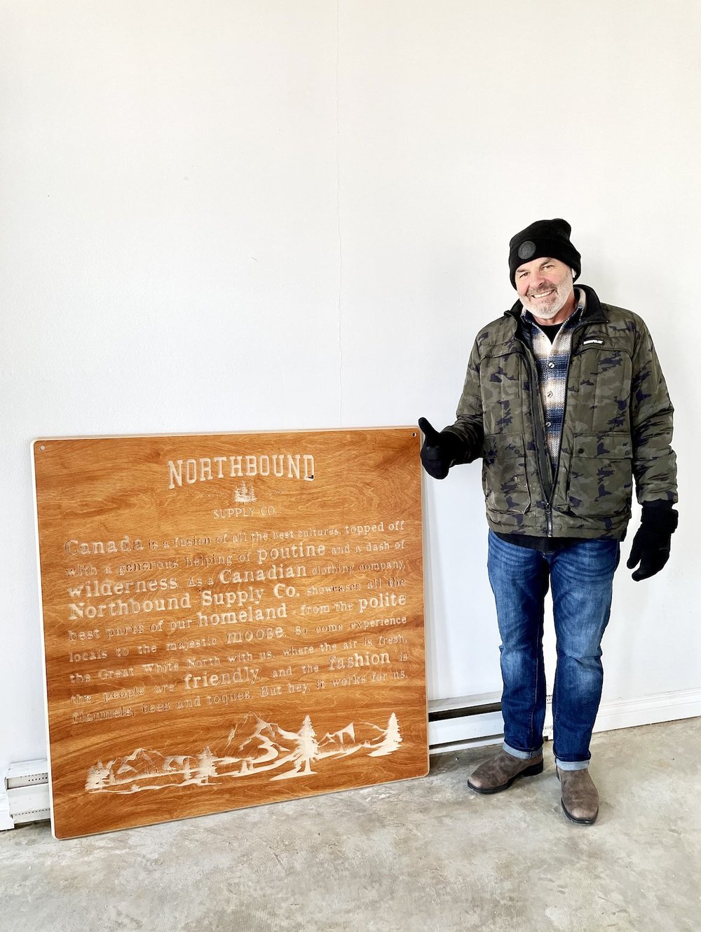Custom Engraved Plywood Sign — Klo Lab I CNC Fabrication & Design