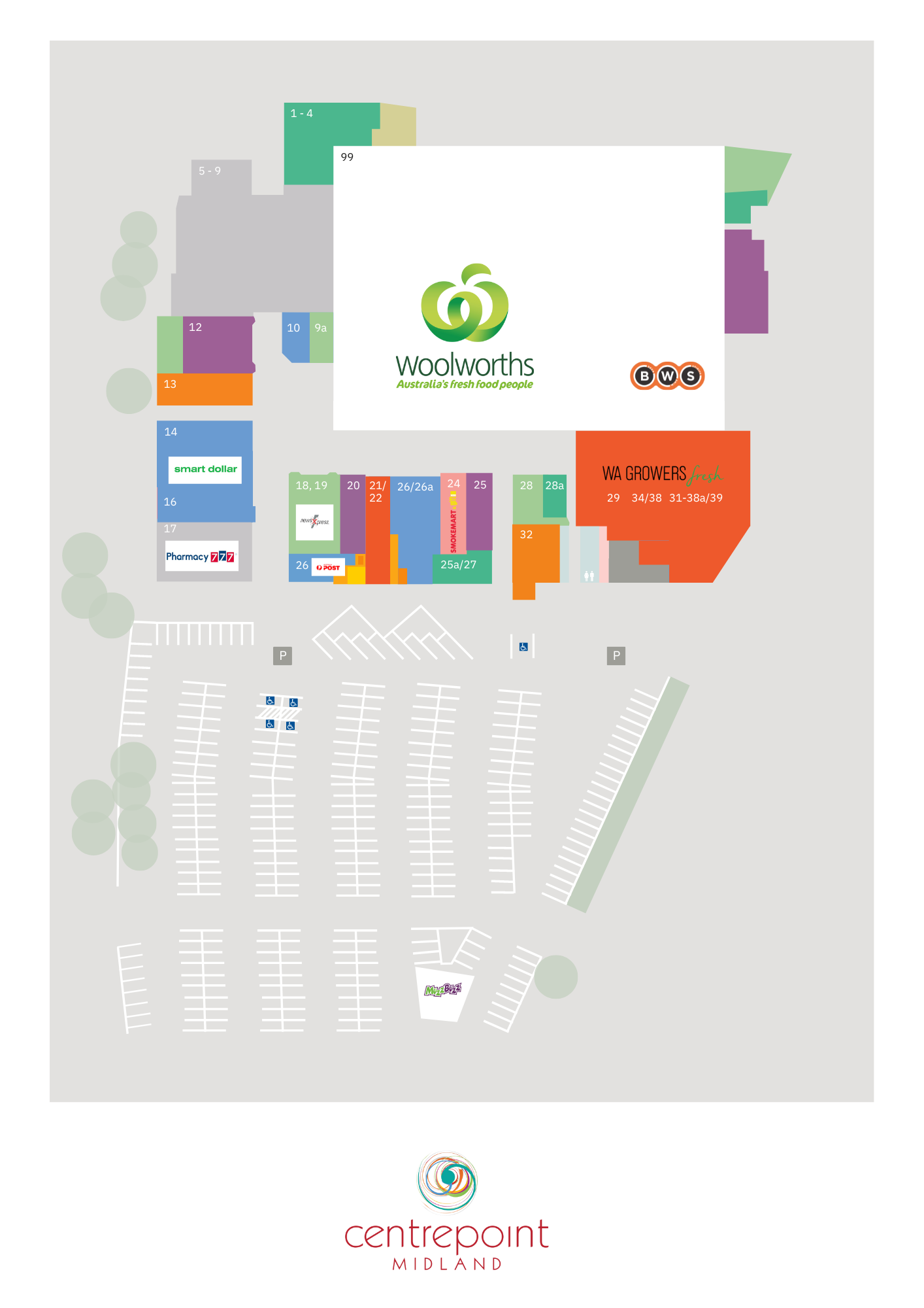 STORES — Centrepoint Midland