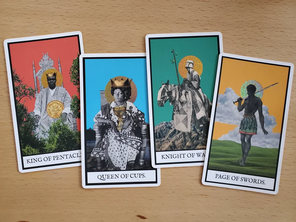 #TarotoftheQTPOC Deck Review: Tazama African Tarot — Asali Earthwork