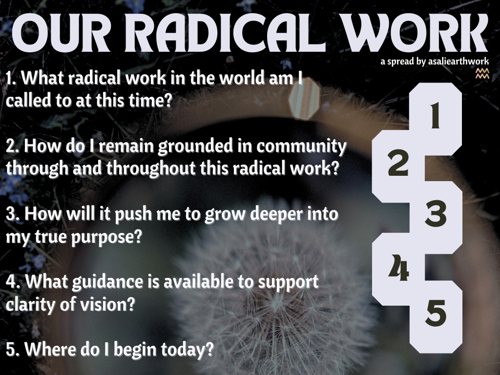 New Moon in Aquarius: What Is Our Radical Work? — Asali Earthwork