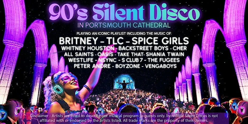 90s Silent Disco with Silent Discos in Incredible Places — Portsmouth ...