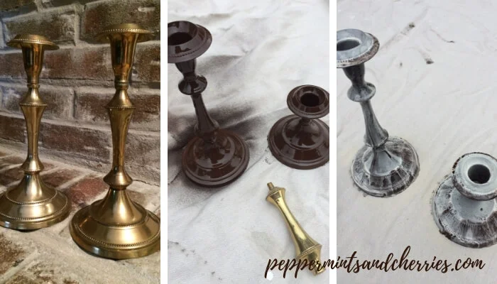 Distressed Primitive Candlesticks DIY | Cozy Farmhouse Décor — Kristin ...