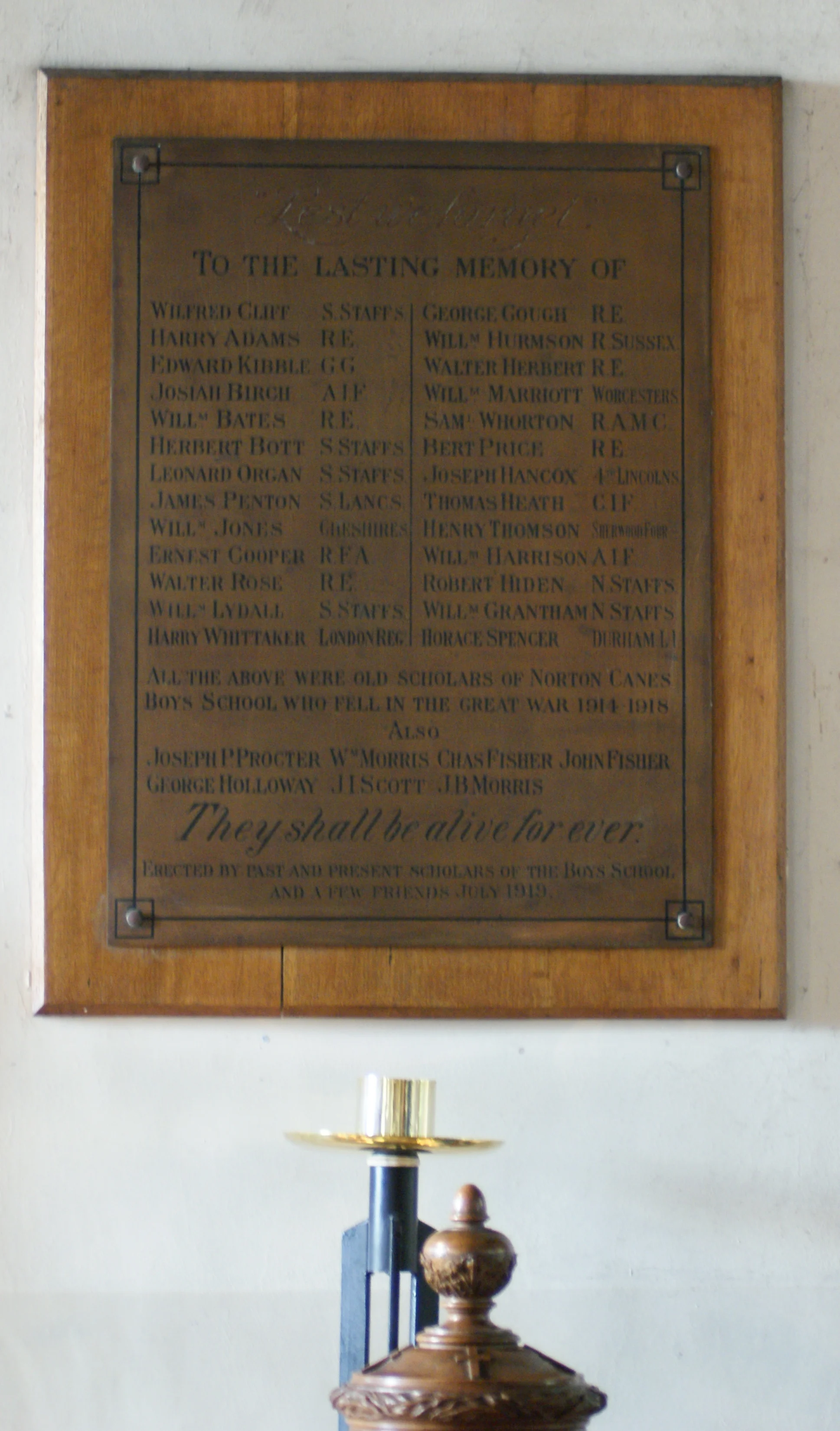 George Gough 1893 - 1915 — Burntwood Family History Group