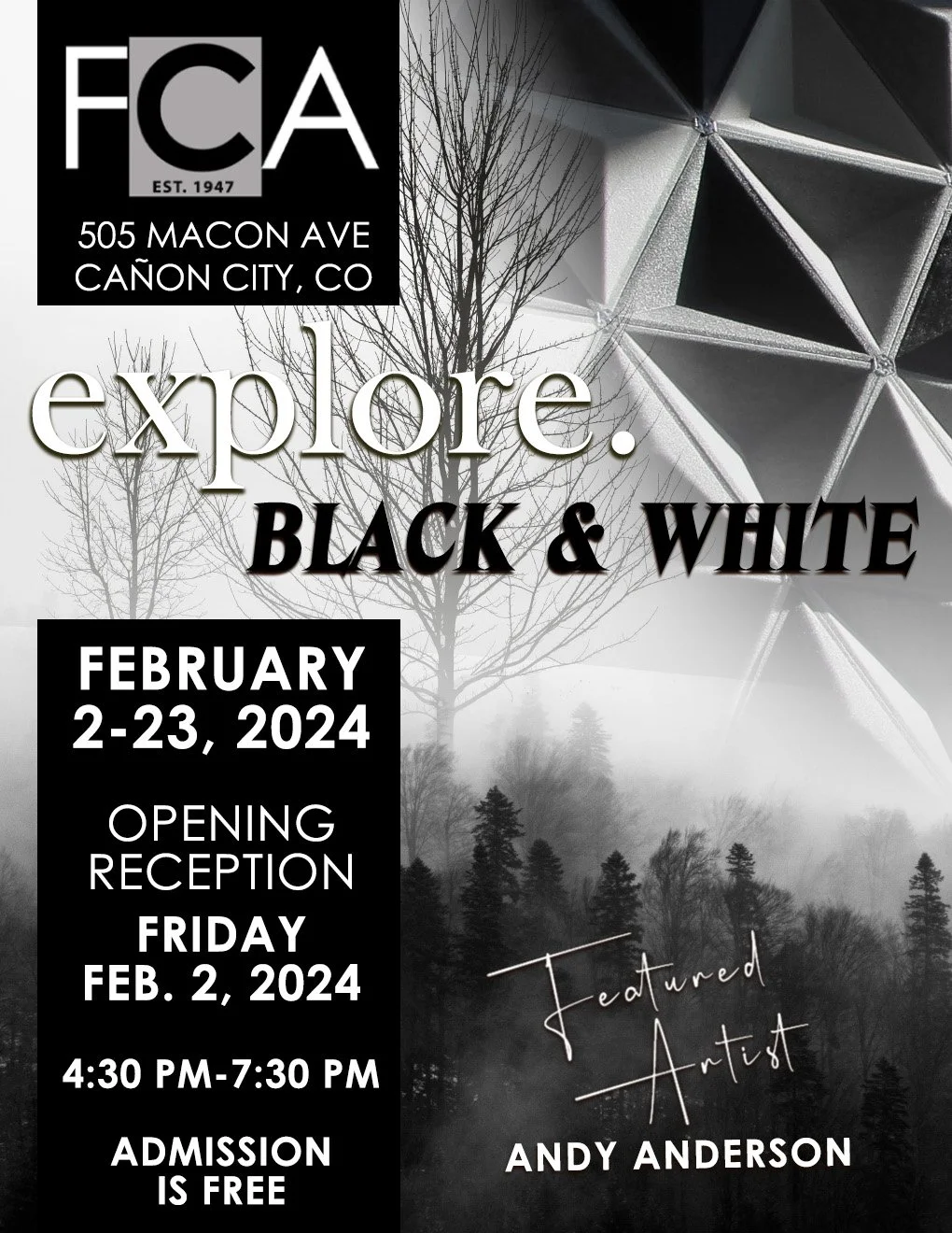 FCA Master Calendar — FREMONT CENTER FOR THE ARTS