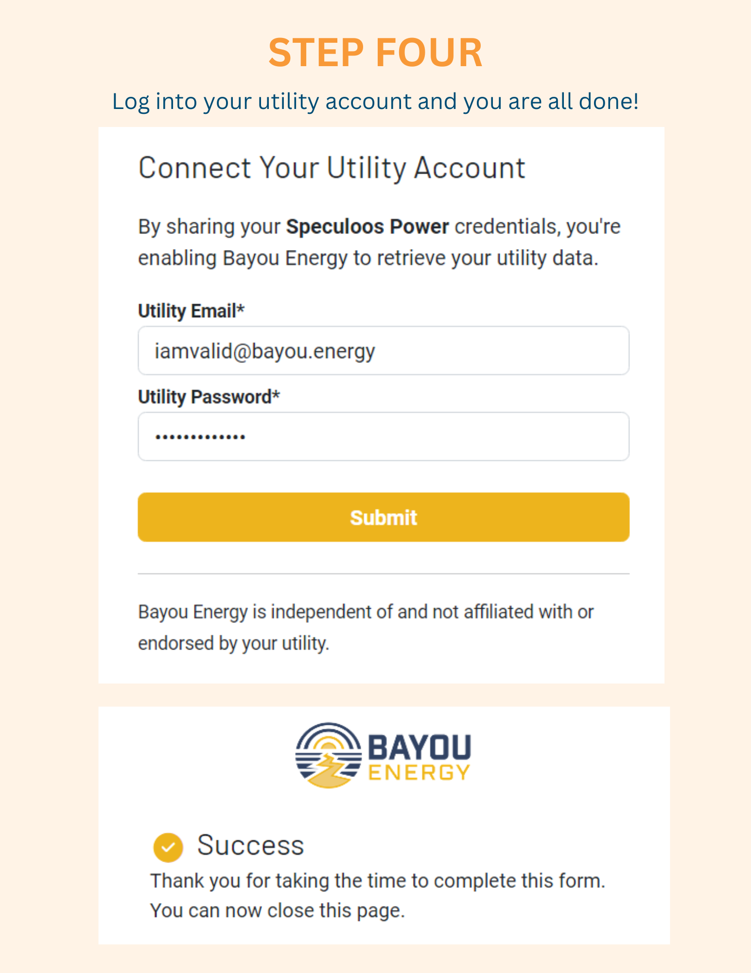 Bayou Energy - Grant Sunwealth Viewing Access to Your Monthly Electric ...