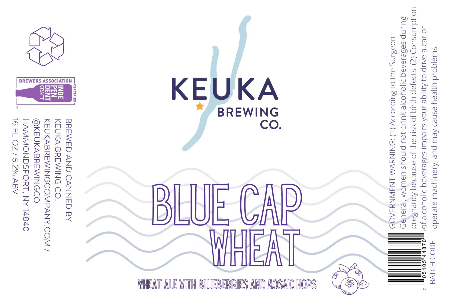 BEERS — Keuka Brewing Co.