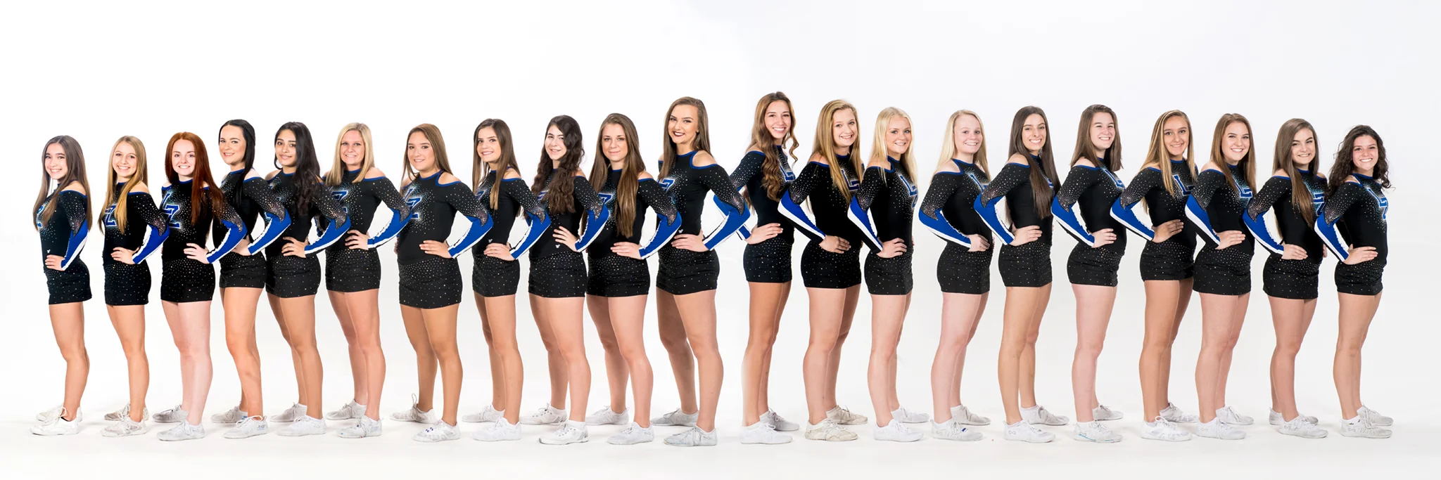 Cheerleader Teams Studio Photoshoot — Ron McKinney Photography
