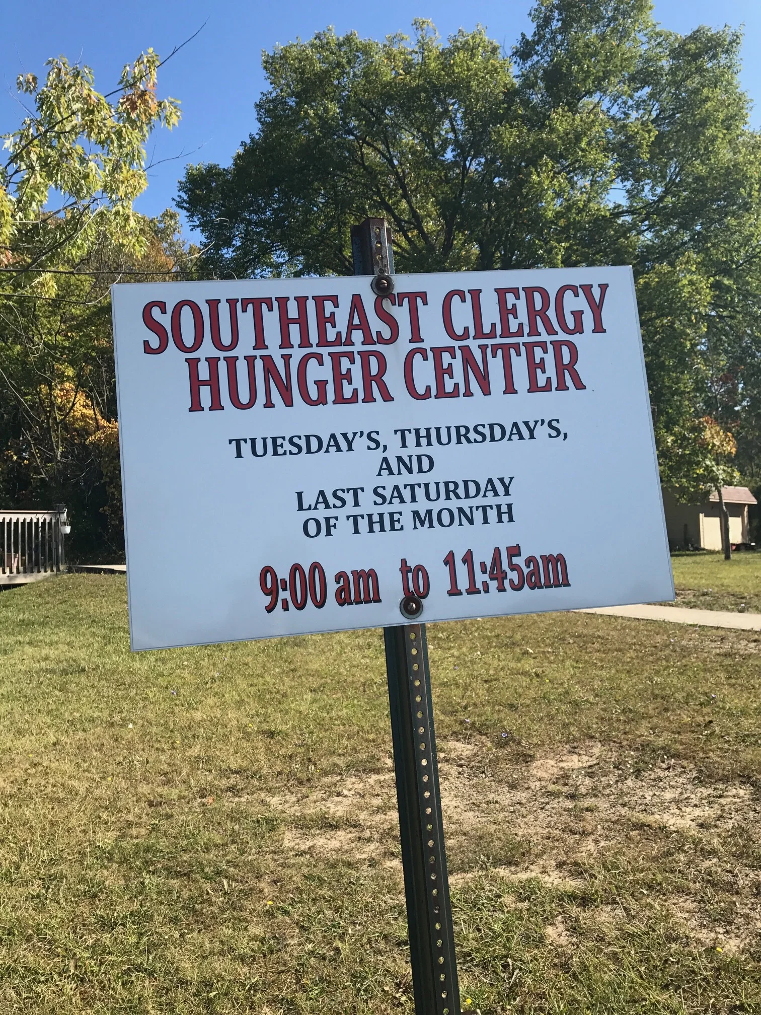 Hunger Center — South Haven UCC