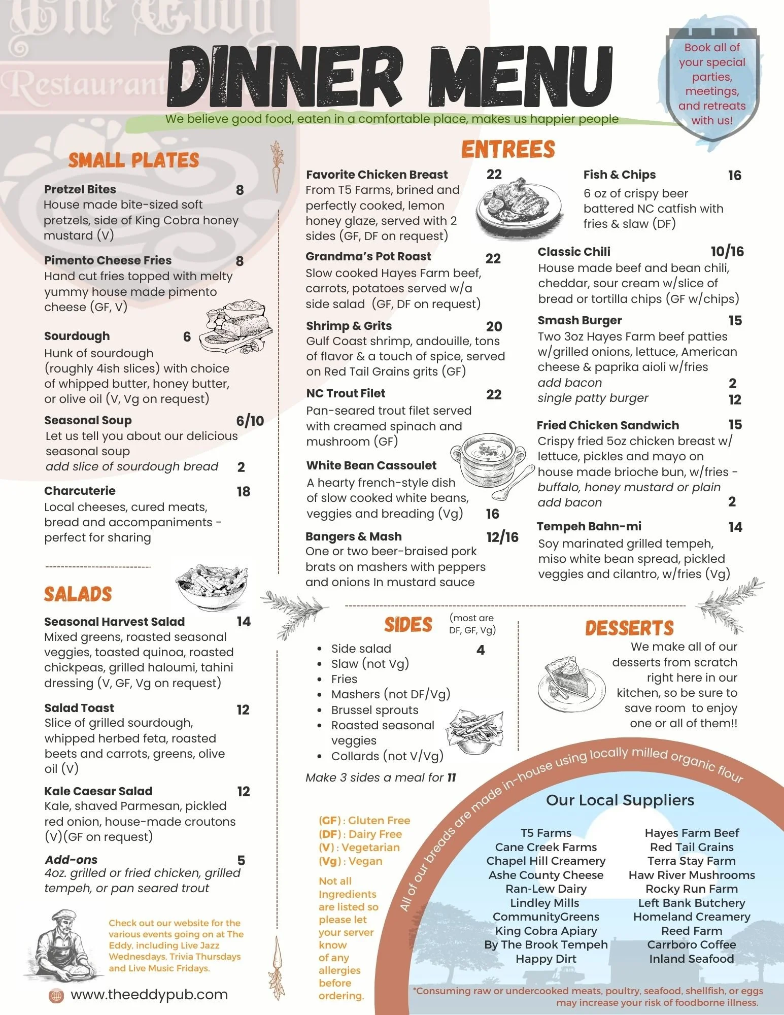 Brunch Menu — The Eddy Pub