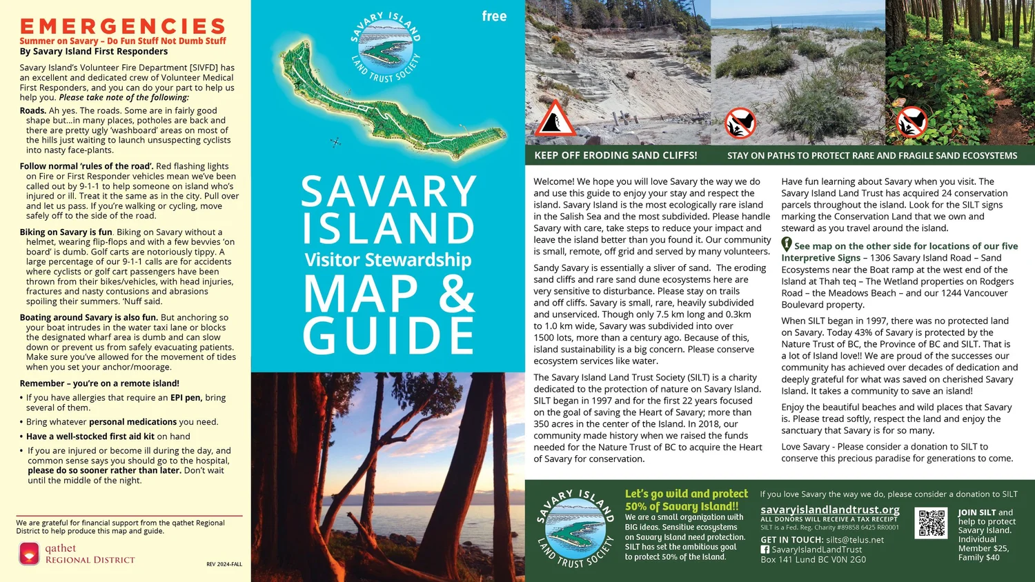 Savary Island Visitor Map — Savary Island Land Trust