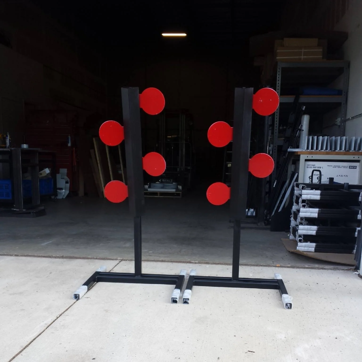 Premium AR550 Steel Targets — Red Stitch Targets