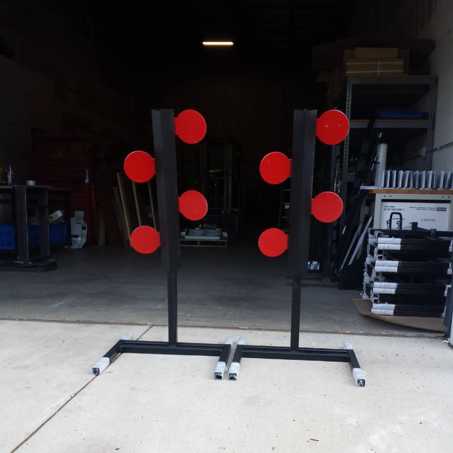 Eight Plate Dueling Tree "Big Jake" — Red Stitch Targets