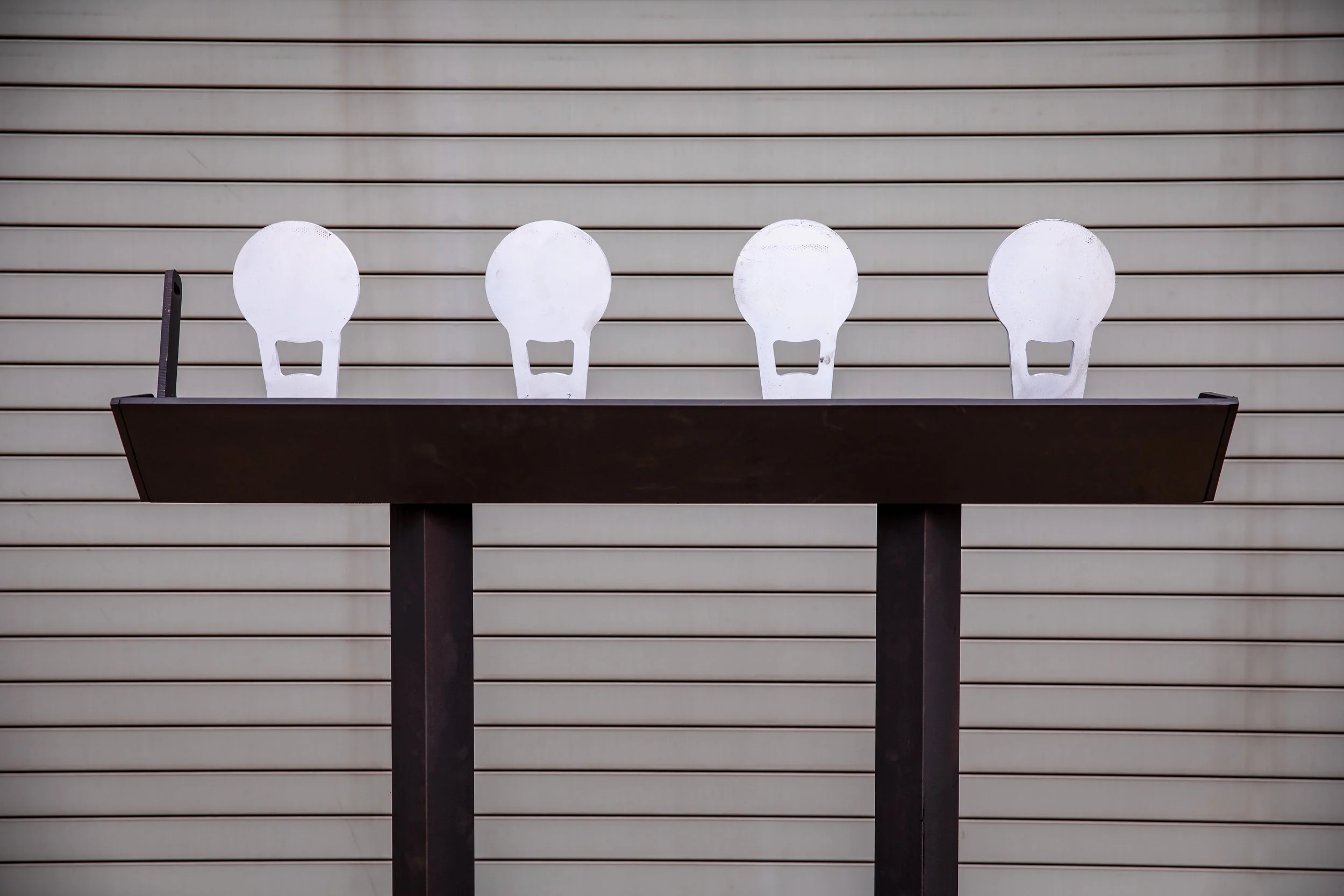 Premium AR550 Steel Targets — Red Stitch Targets