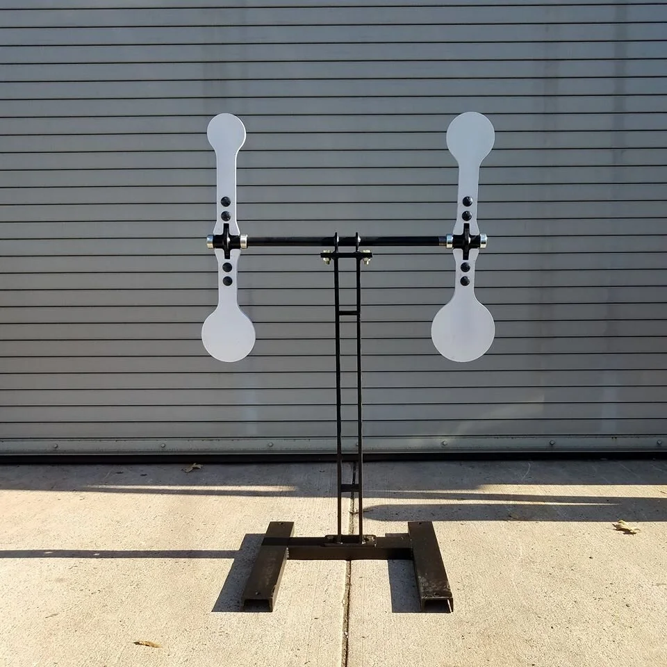 Steel Spinner Target — Red Stitch Targets