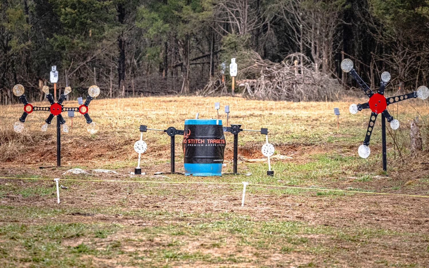 Intergalactic Falling Steel Shootout Championship — Red Stitch Targets