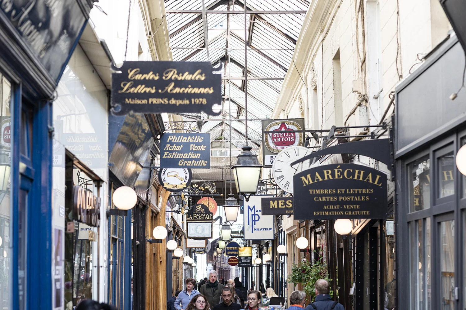 Ten Galeries and Passages of Paris shown with several photos and a ...