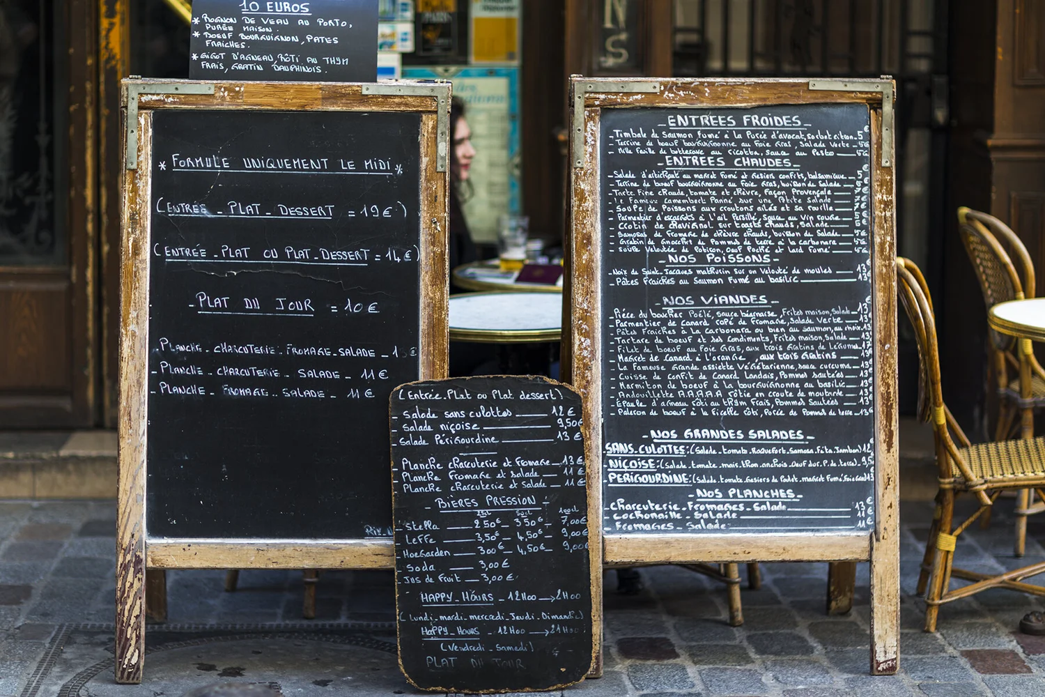 FRENCH CHALKBOARD MENUS AND SIGNS — Parisian Moments