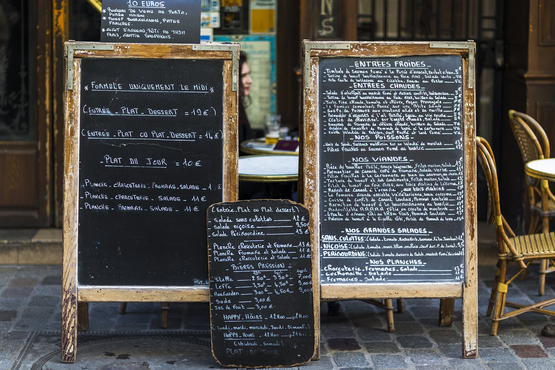 FRENCH CHALKBOARD MENUS AND SIGNS — Parisian Moments