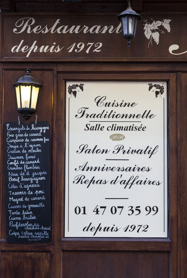 FRENCH CHALKBOARD MENUS AND SIGNS — Parisian Moments