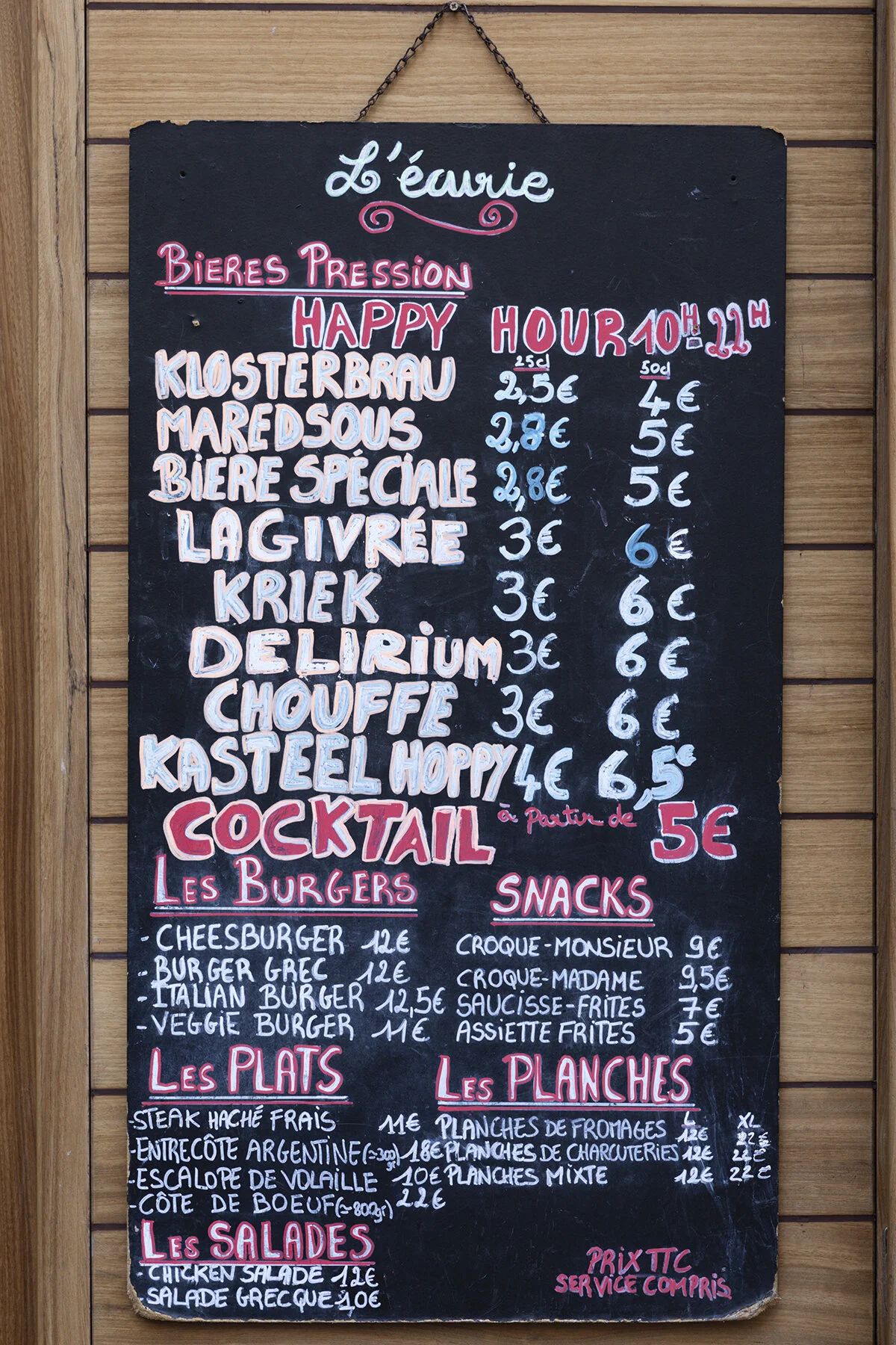 FRENCH CHALKBOARD MENUS AND SIGNS — Parisian Moments
