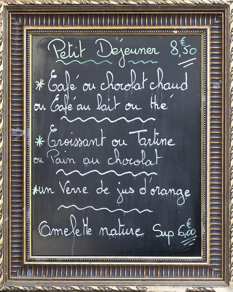 FRENCH CHALKBOARD MENUS AND SIGNS — Parisian Moments