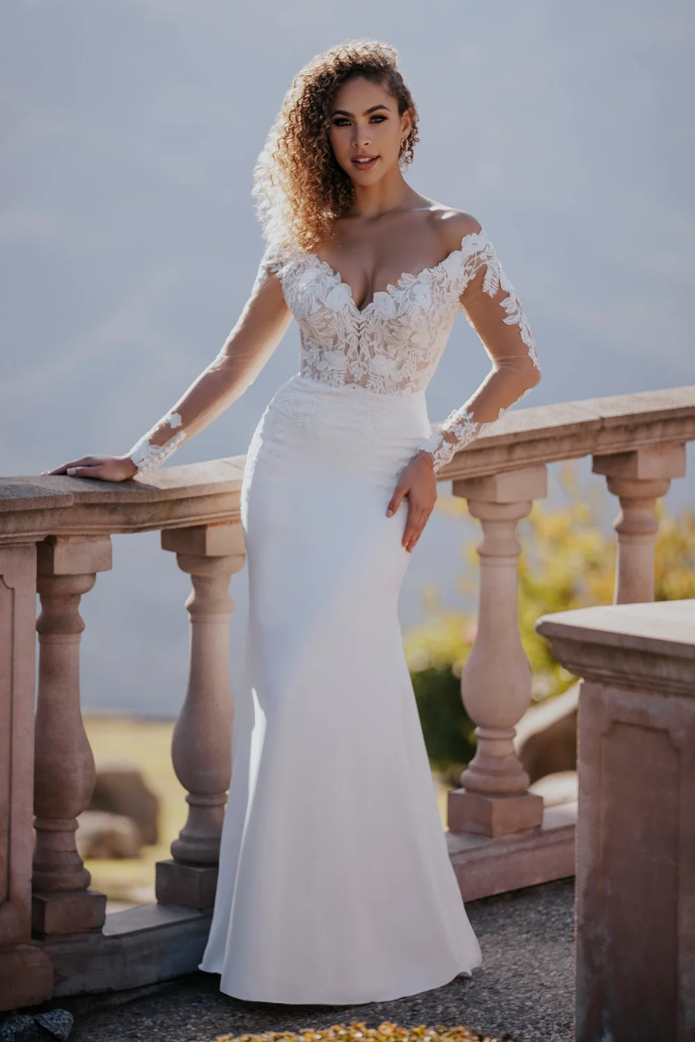 Allure long sleeve wedding dress | Honestweddingadvice.com