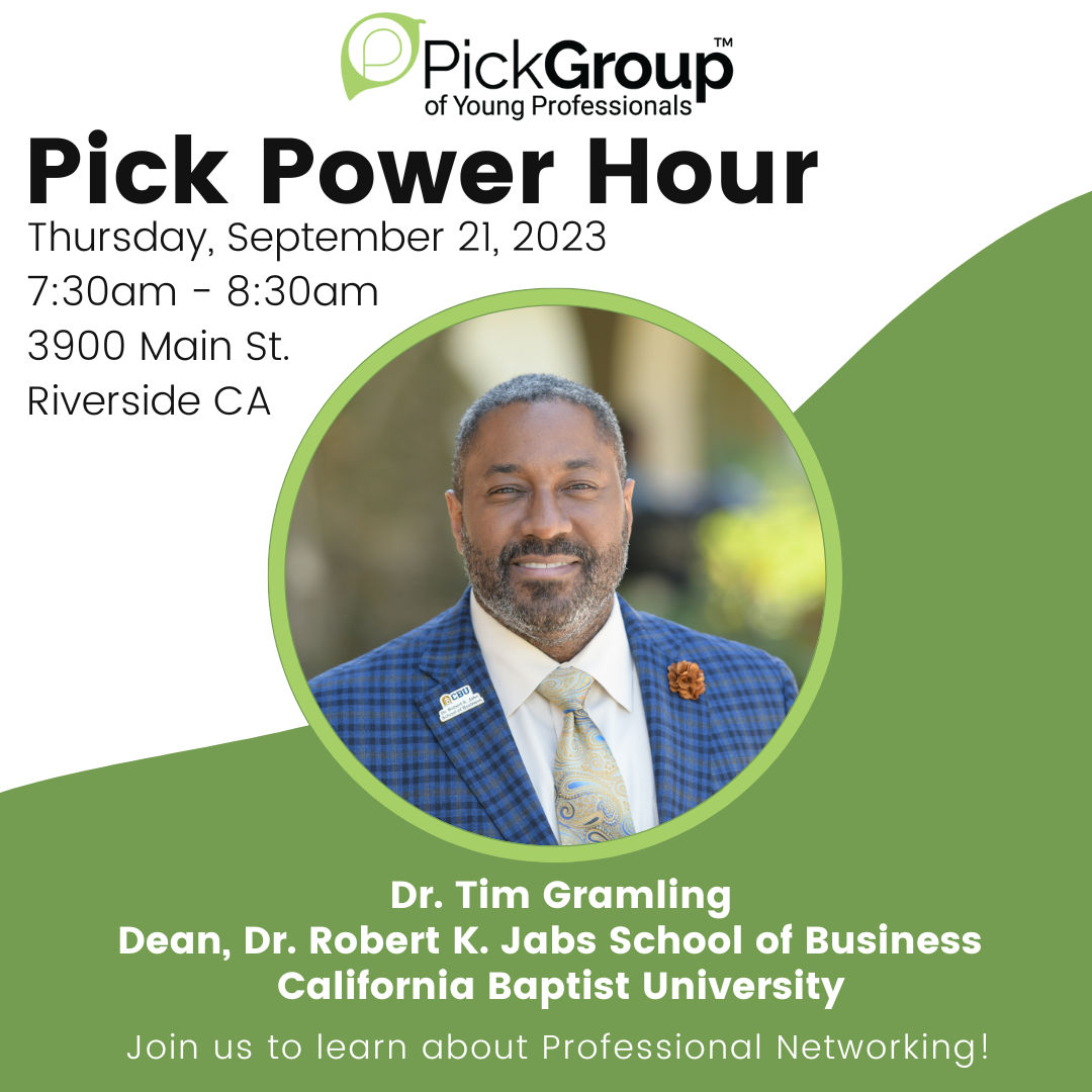 Pick Power Hour with Dr. Tim Gramling! — Pick Group