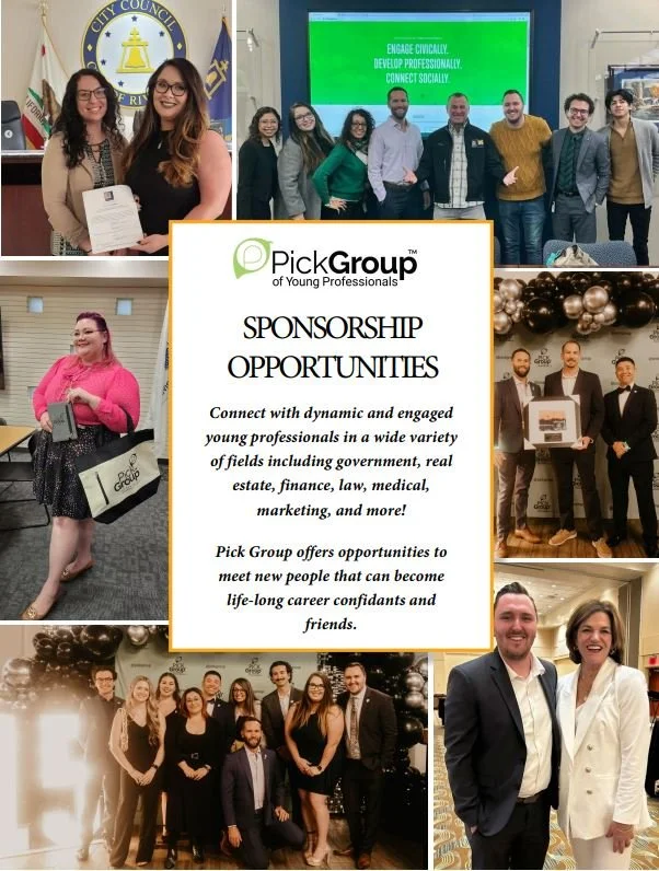 Sponsorship Opportunities — Pick Group