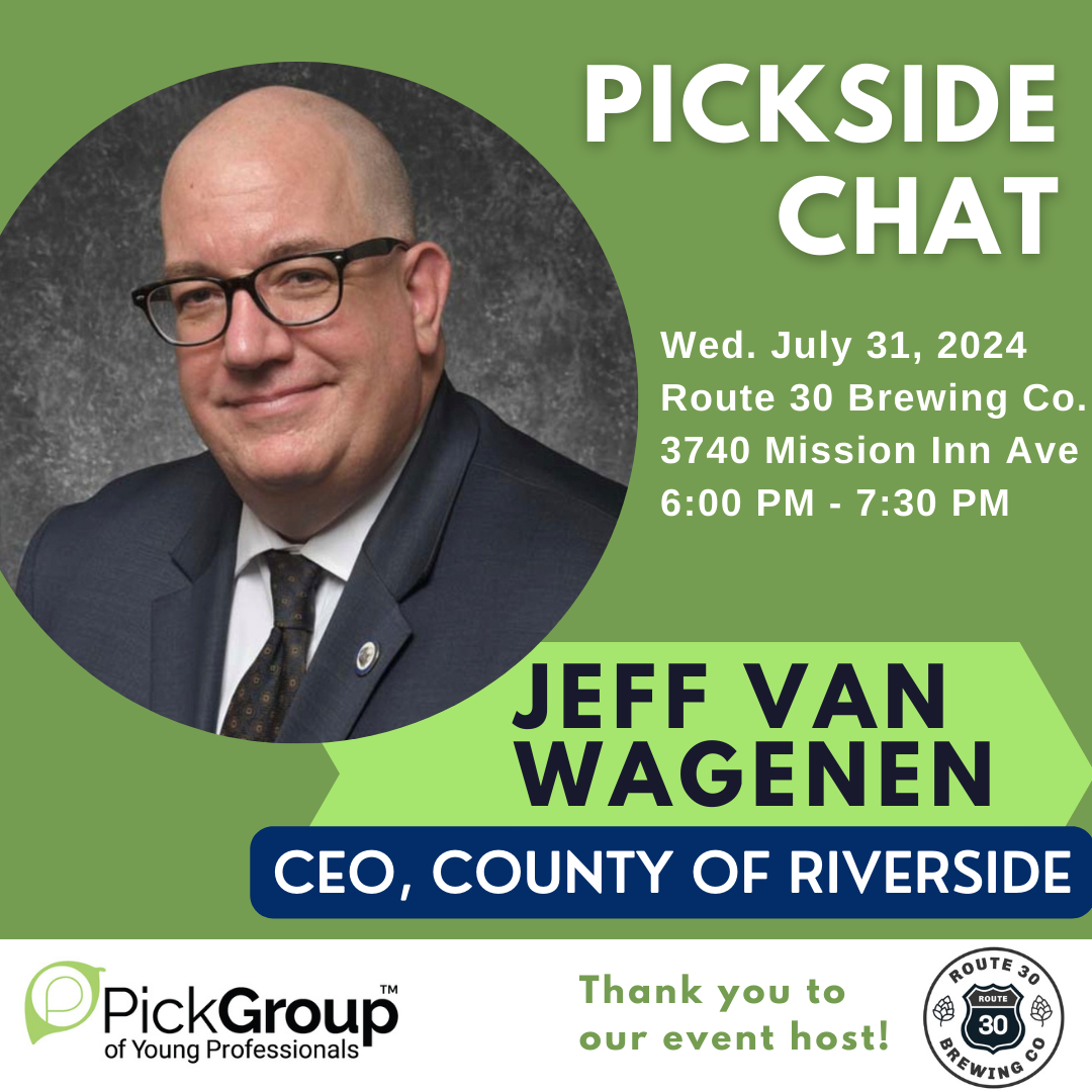 Pickside Chat with County of Riverside CEO Jeff Van Wagenen — Pick Group