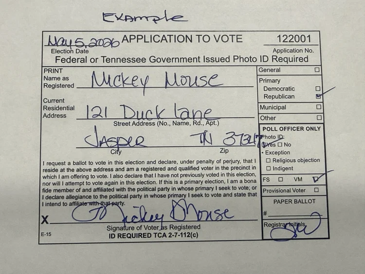 Anderson County May 5 Primary: Early Voting, Sample Ballots, and What ...