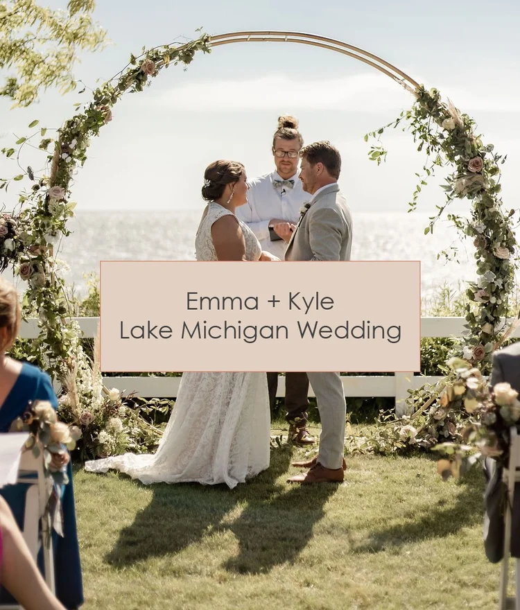 Summer Lake Michigan Wedding — Lauren Koster Creative