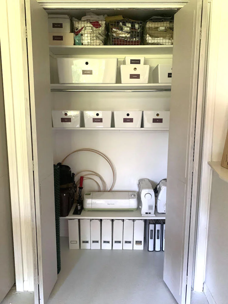 Craft Closet Organization — Lauren Koster Creative