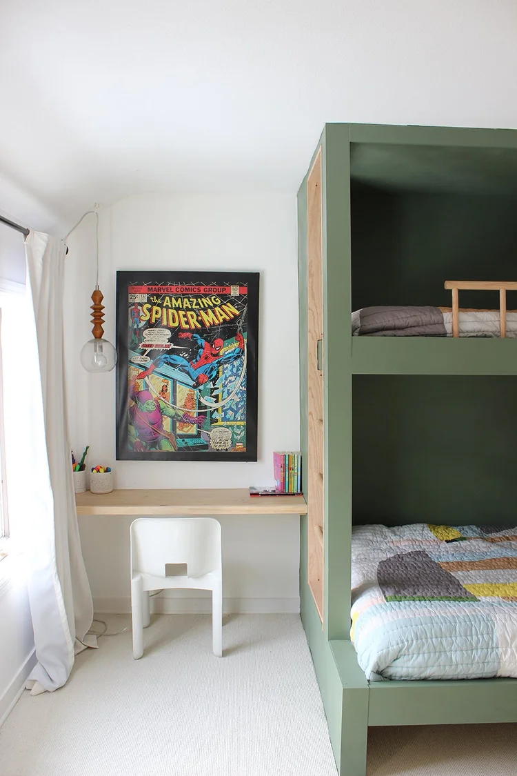DIY Built-in Bunk Beds — Lauren Koster Creative