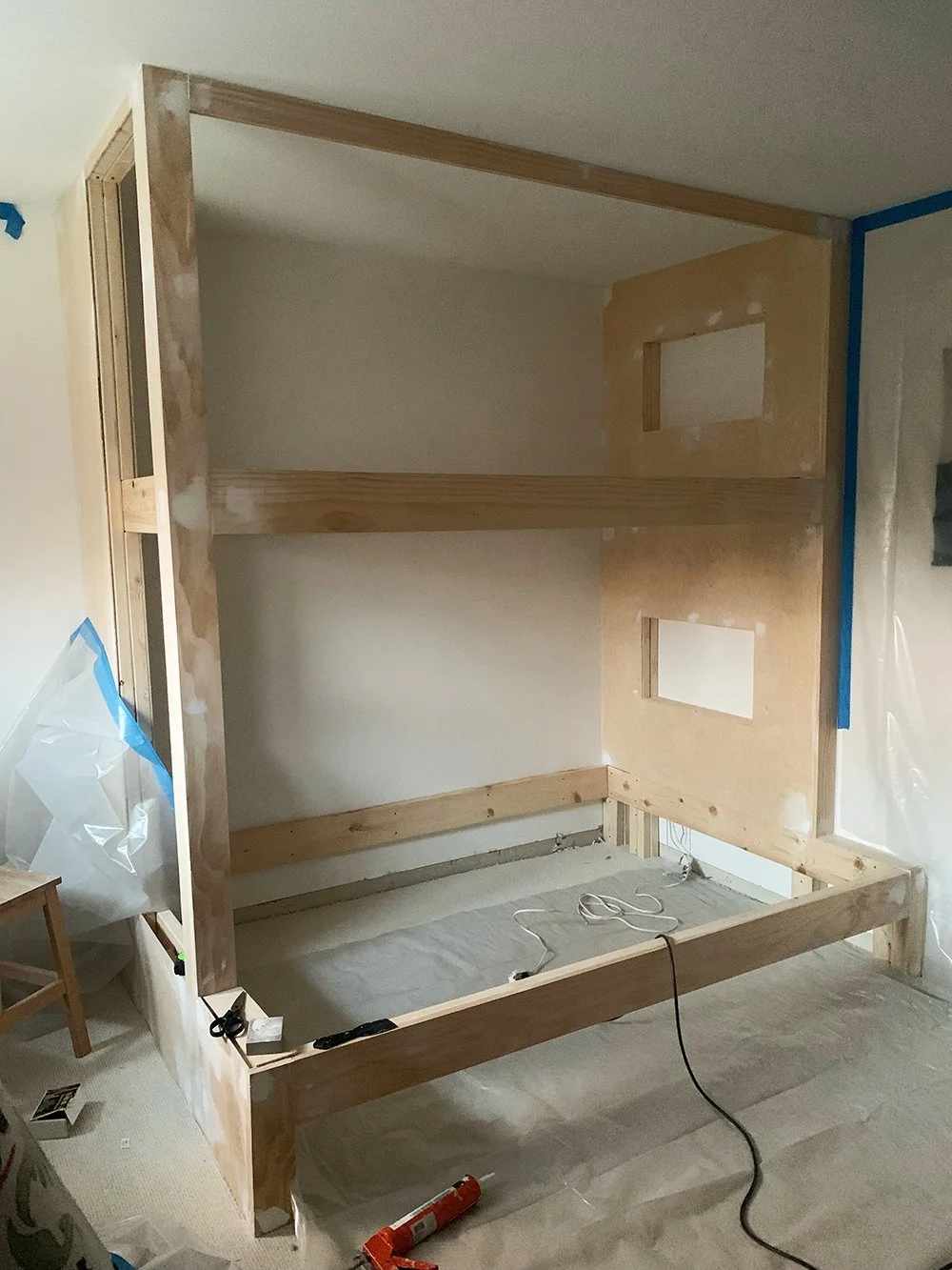 DIY Built-in Bunk Beds — Lauren Koster Creative