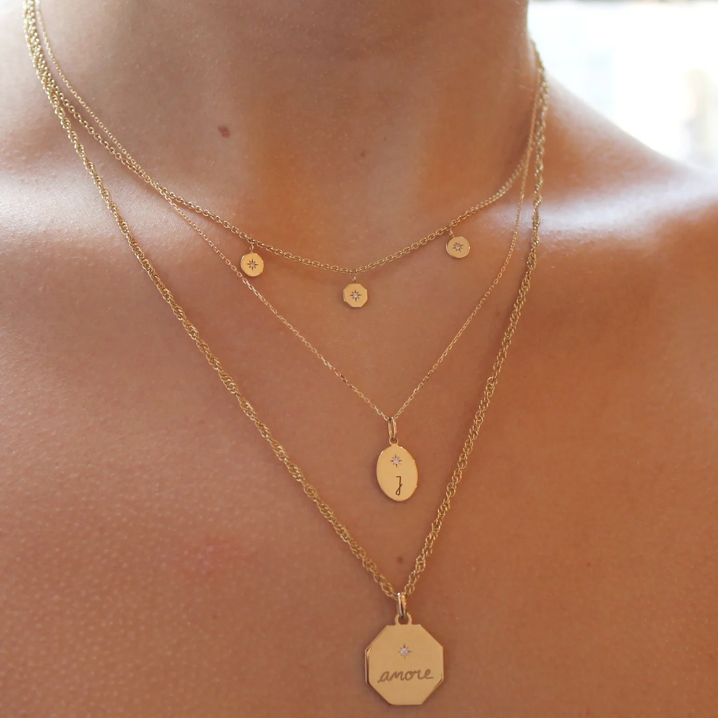 Collier Éternité MM diamant | Bijoux pour femme en or 18 carats ...