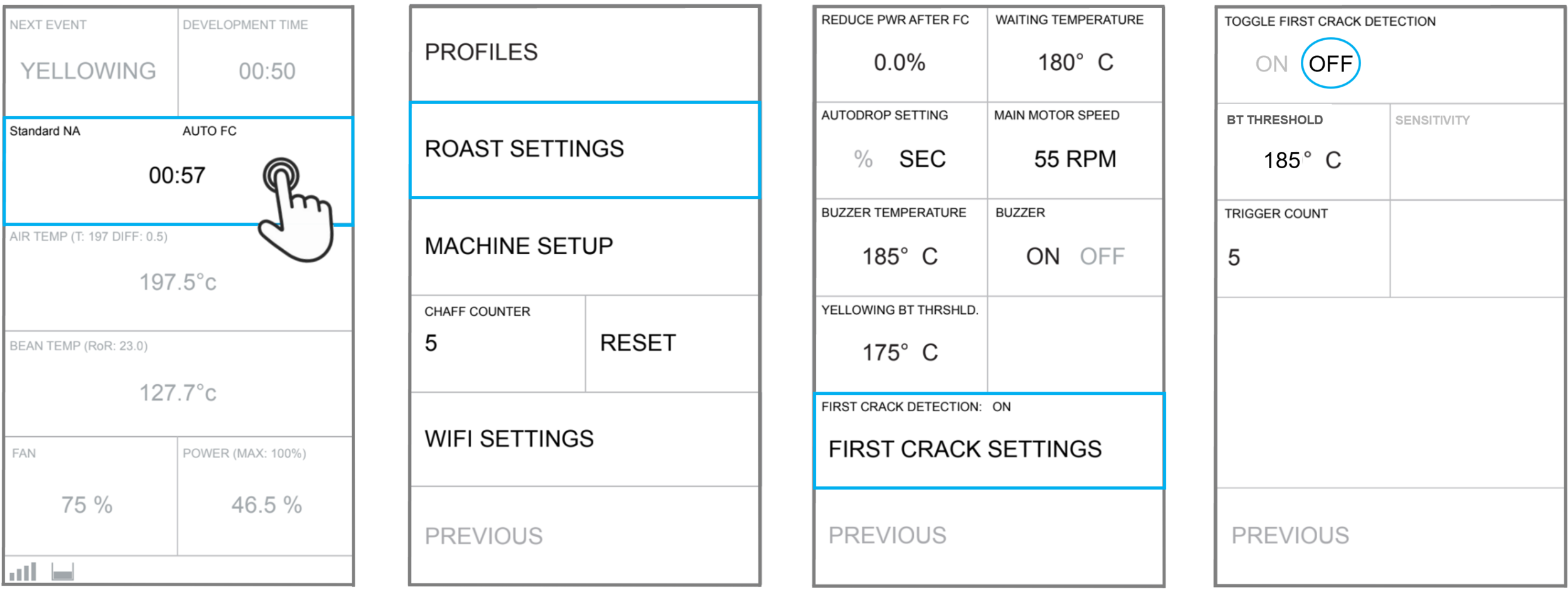 First Crack detection — ROEST