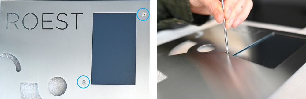 How to change: Touch Screen — ROEST