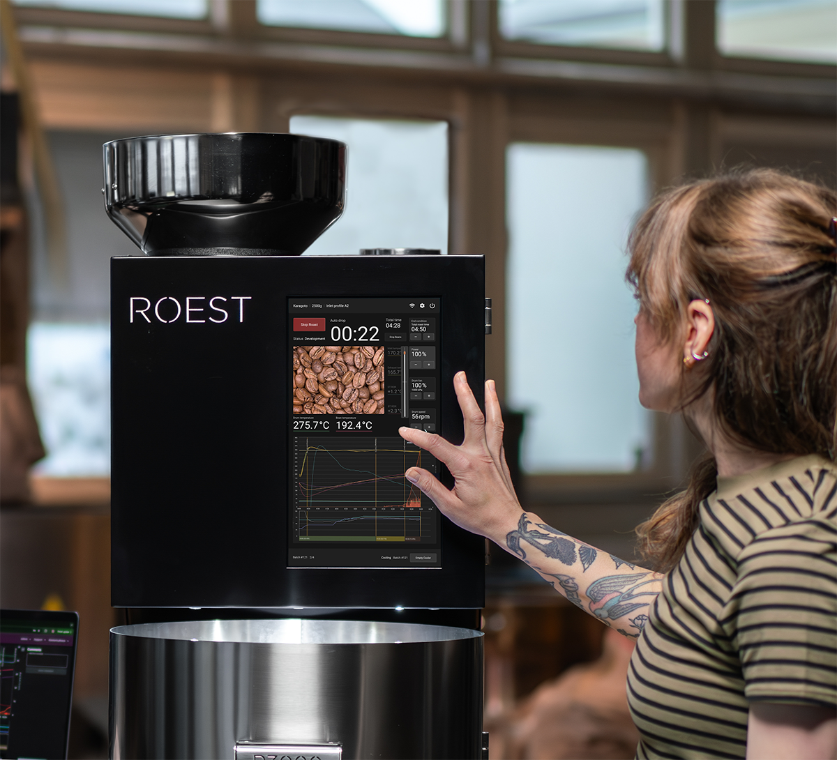 P3000 Automated Production Roaster, 25 kg/h — ROEST