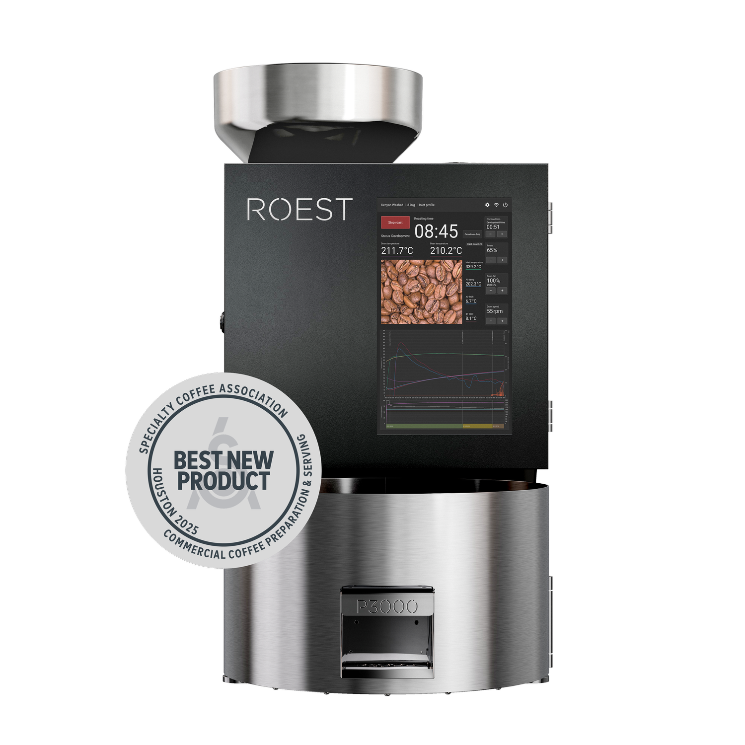 3kg Automated Production Roaster P3000 Roest