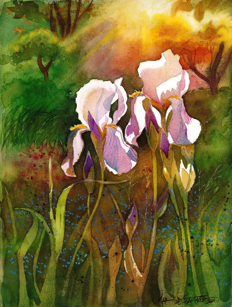 Aquarelles - Paysages et scènes urbaines — Marie Gauthier artiste-peintre