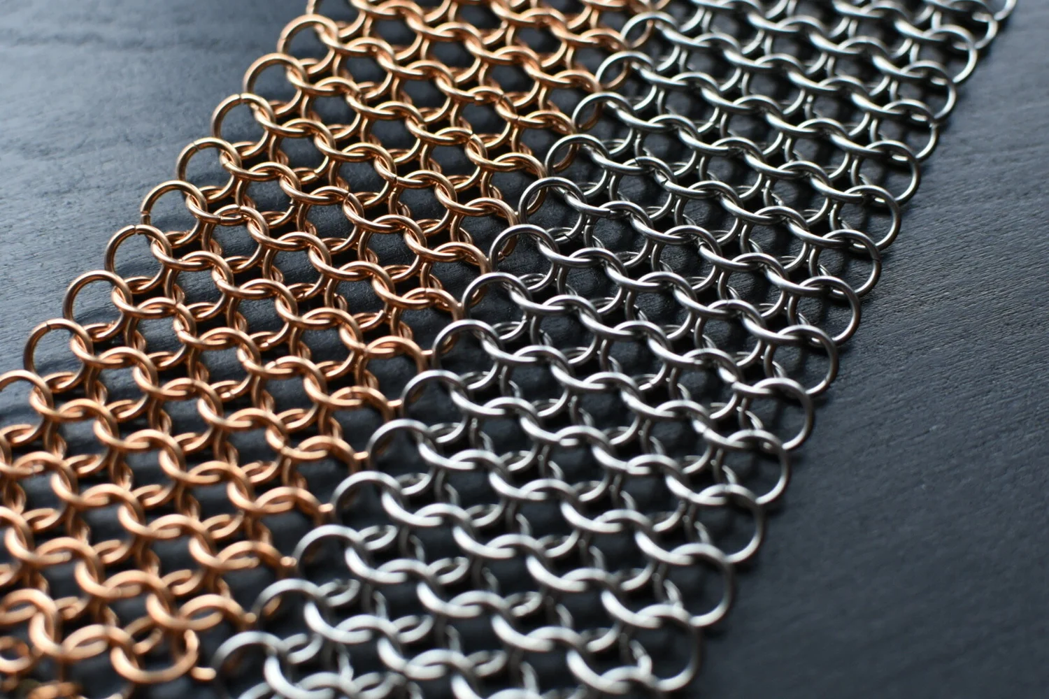 Copper & Steel Chainmail Jewelry — Nickel City Pretty