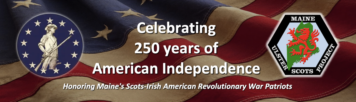 Patriots Corner Welcome — Maine Ulster-Scots Project